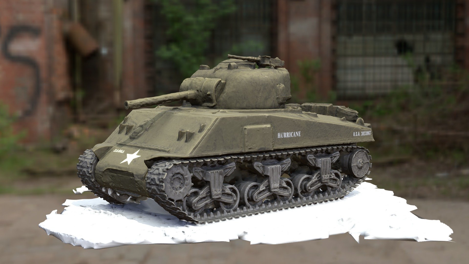 Sherman Toy scan3D - higher resolution - 3D model by moggbomber ...