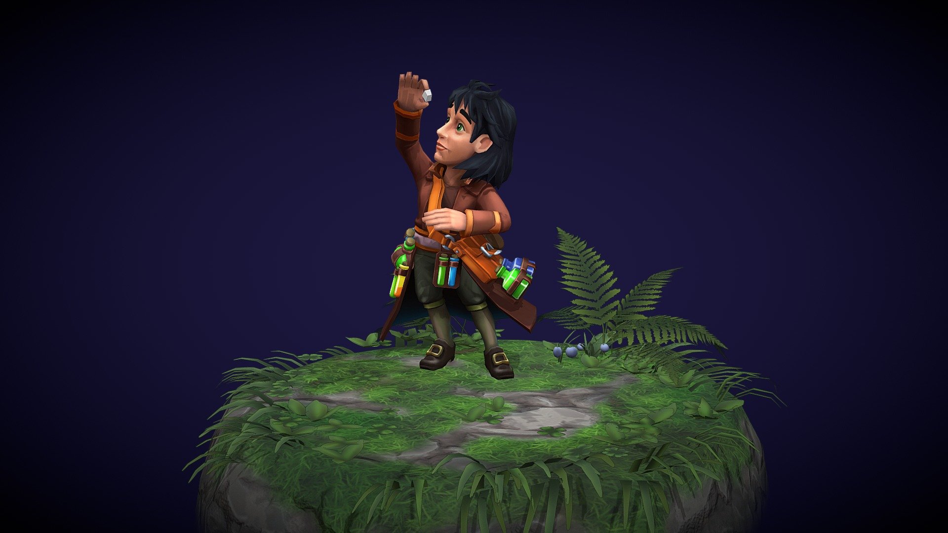wizard - 3D model by Infinite Art Solutions (@infiniteartsolutions ...