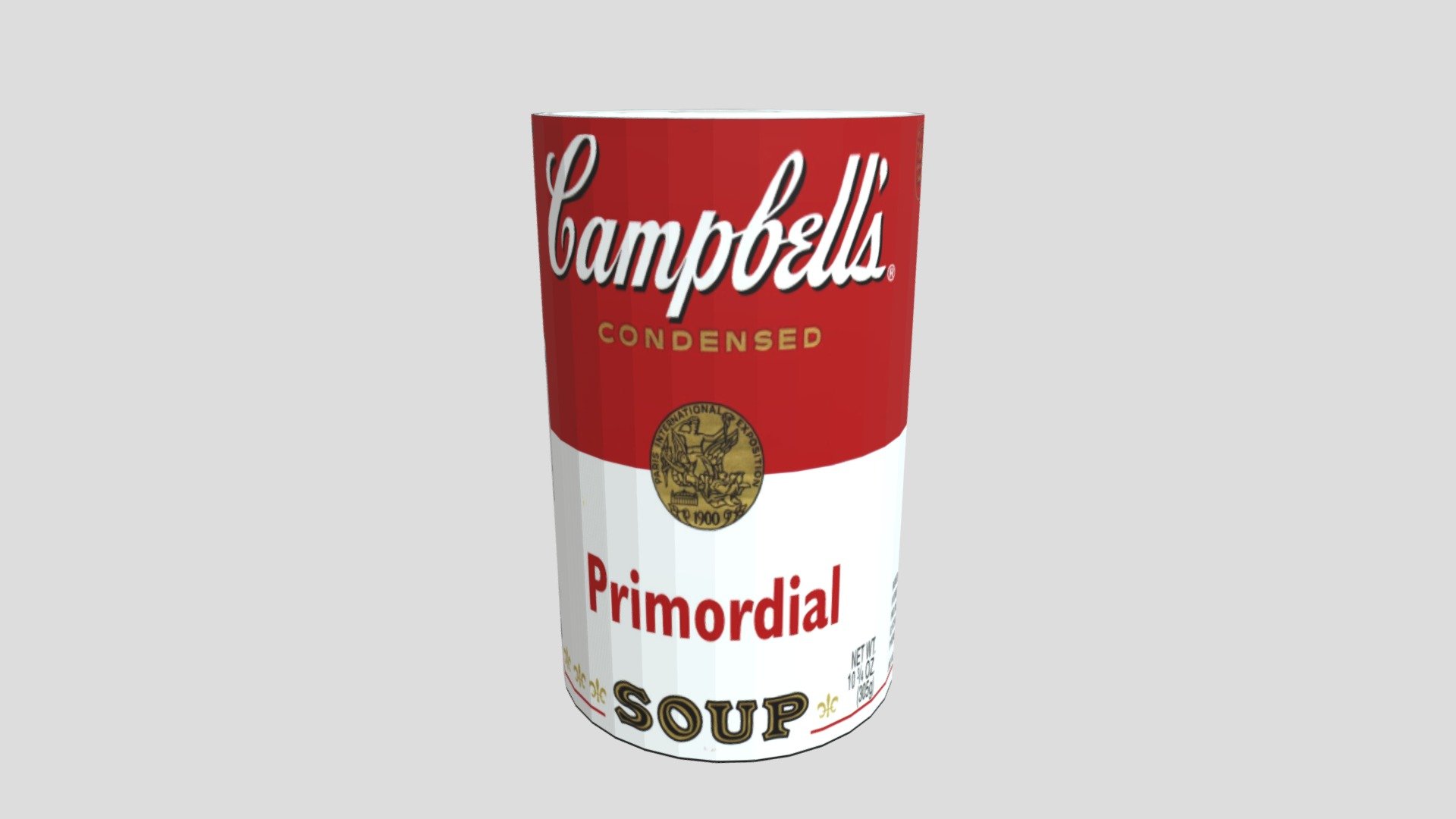 soup can - 3D model by ESVZ [6e0e140] - Sketchfab