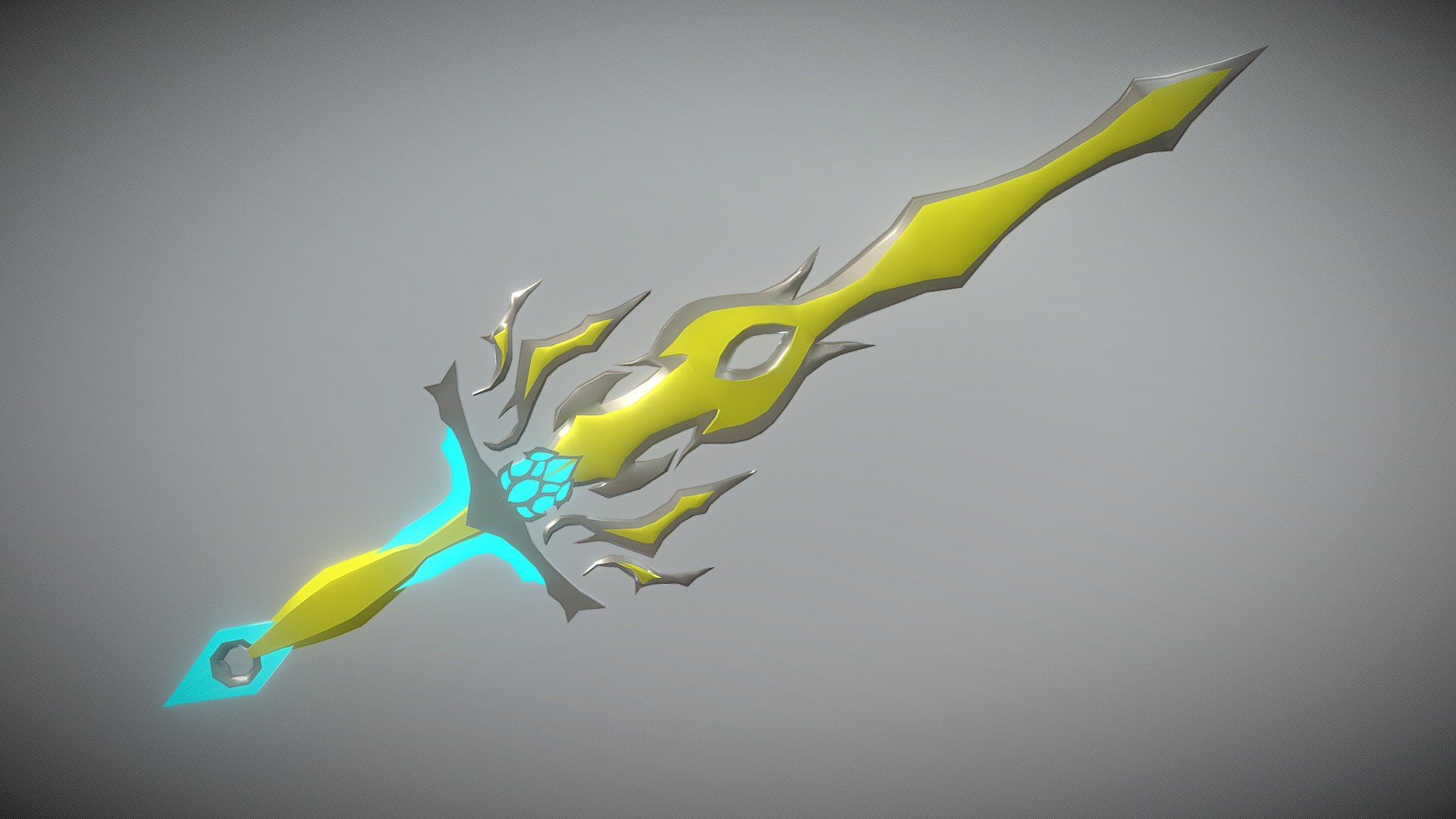 Magic Sword - 3D model by angelmerkado [6e0f320] - Sketchfab