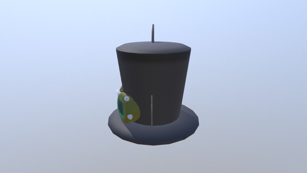 Low-Poly Steampunk series 2/6: Top Hat - 3D model by onixangel [6e0fba4 ...
