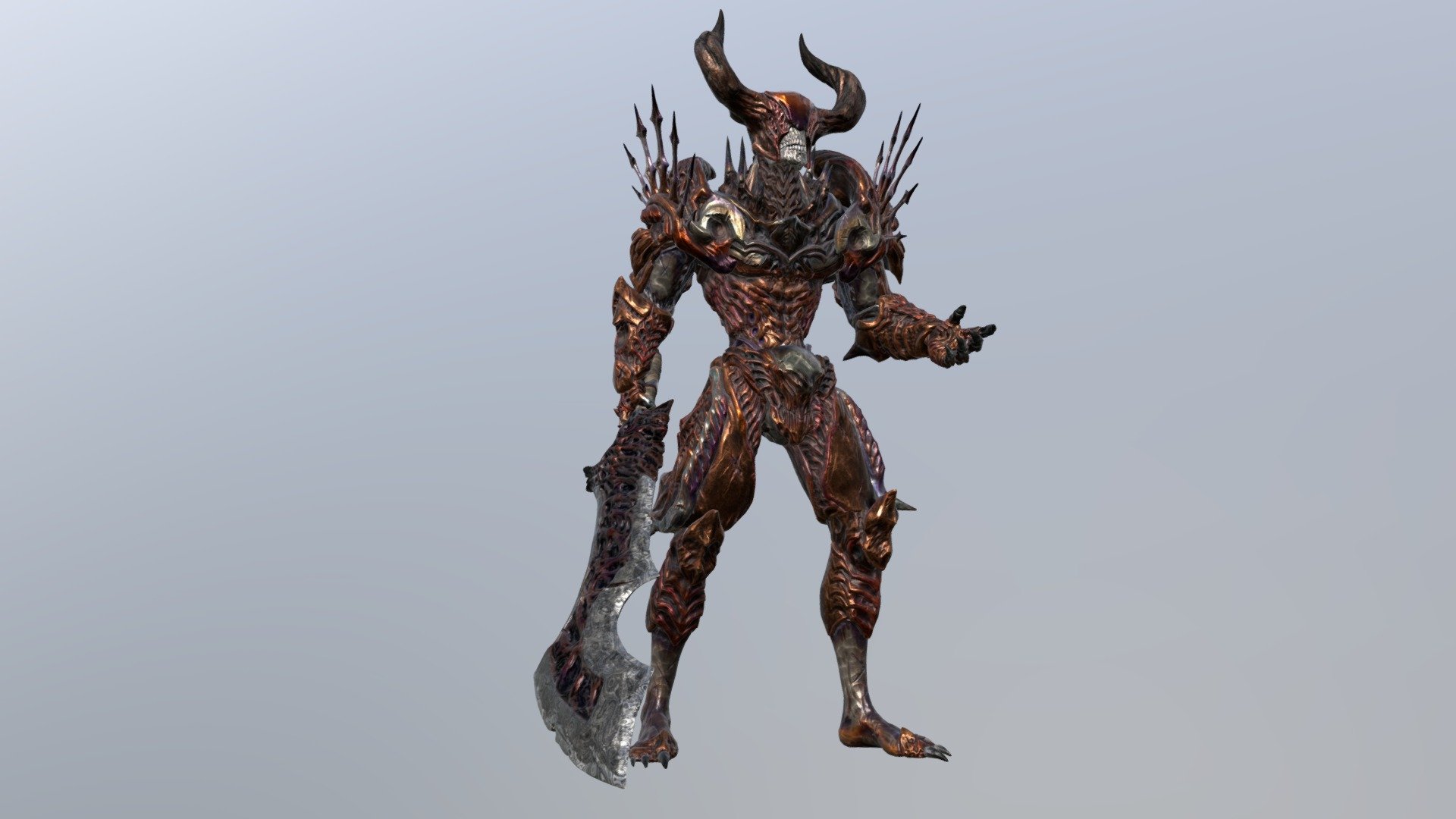 Demon Zerker - 3D model by Philippe.Vachon [6e1290b] - Sketchfab