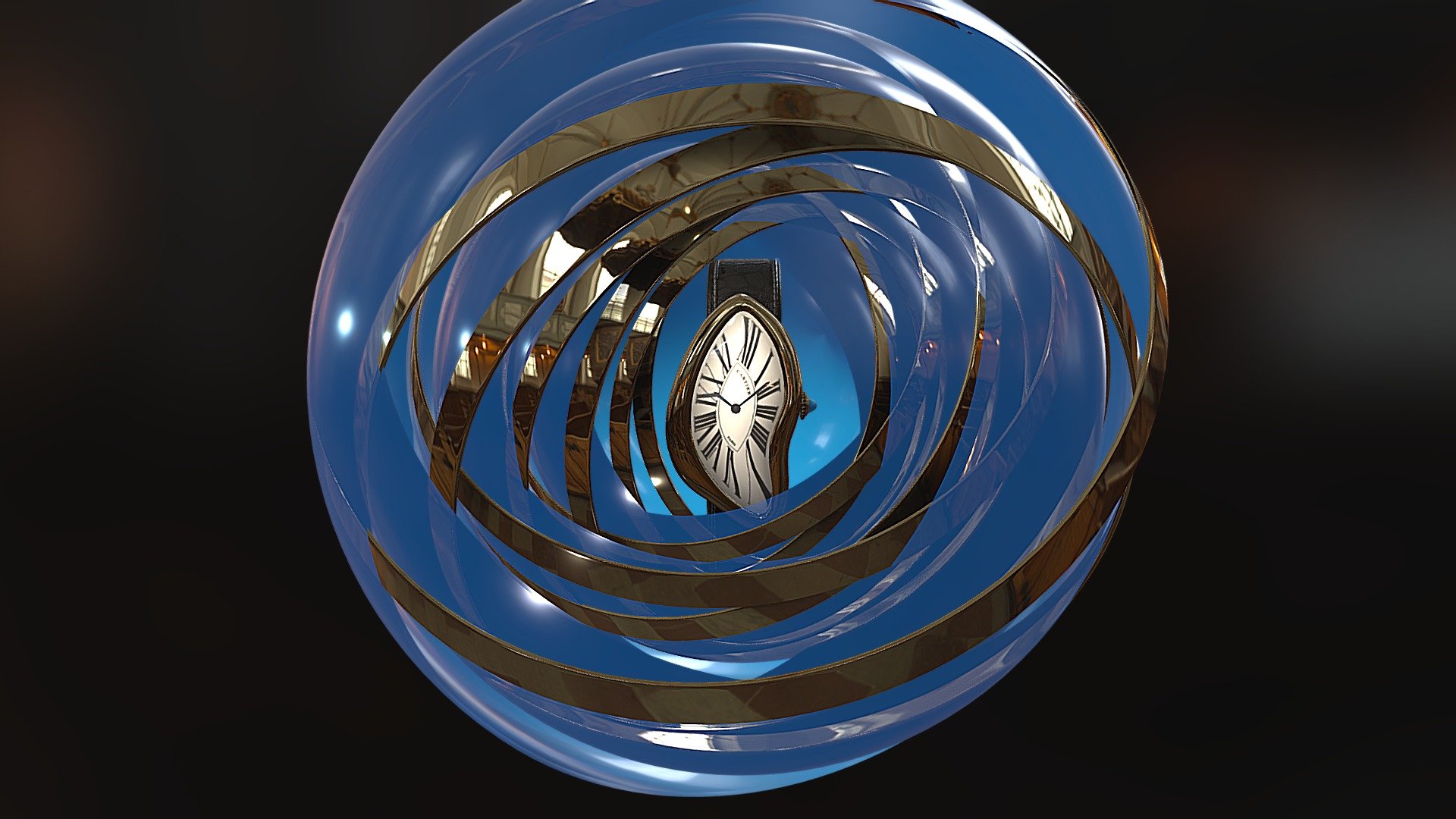 CATIER ART DISPLAY RELOJ - 3D model by Roberto Domínguez (@vmmaniac ...