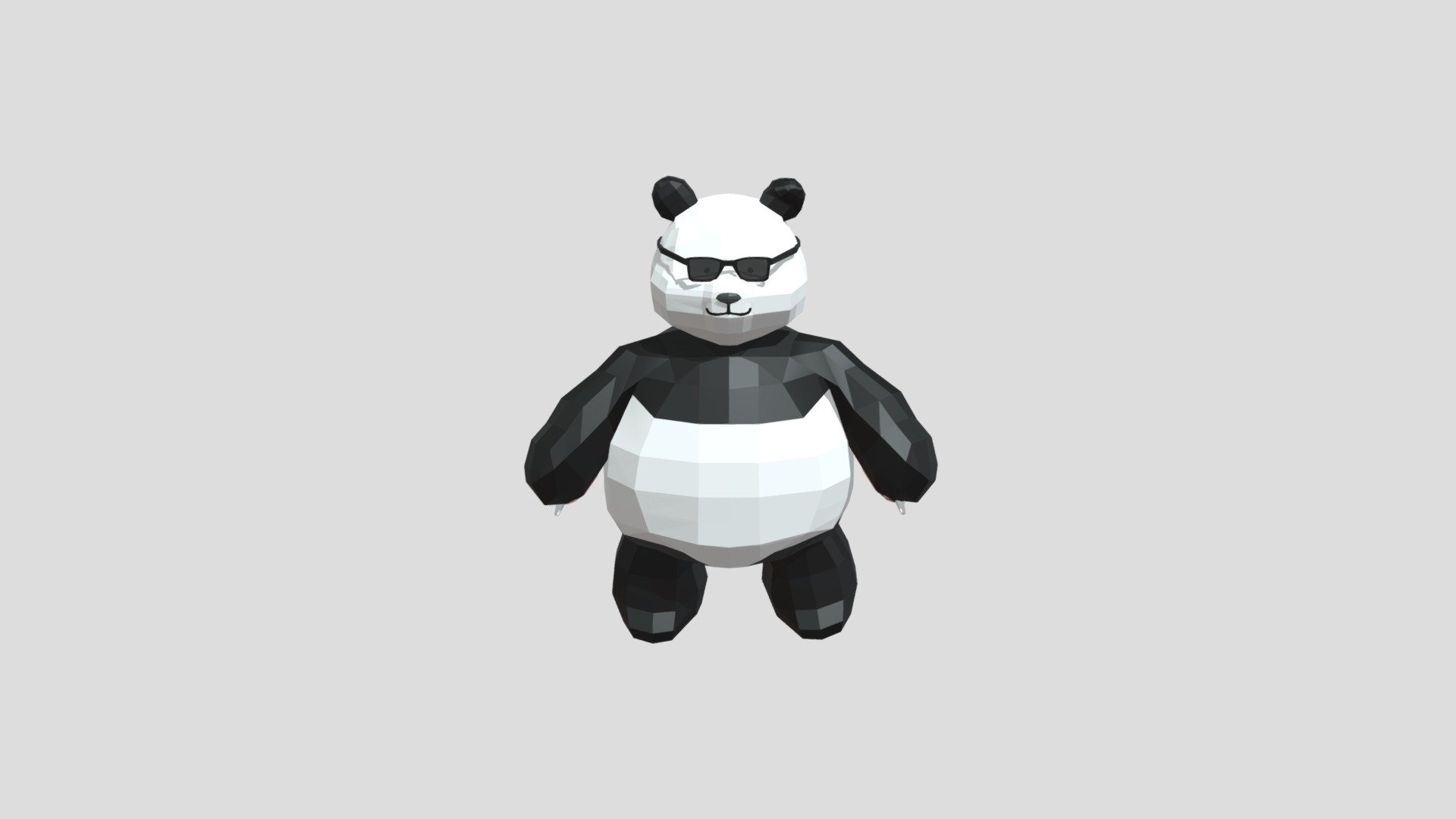 Panda Low Polygon - Download Free 3D model by KeitoToto [6e12ceb ...