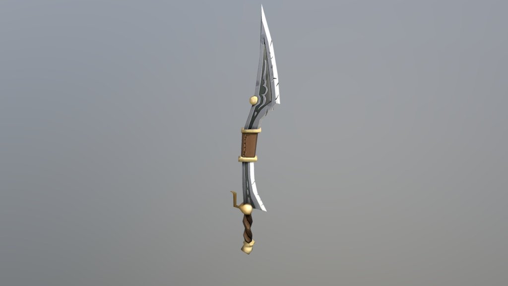 Curved Blade (Game Ready) - 3D model by Dustin Stomboly (@TheStombo ...
