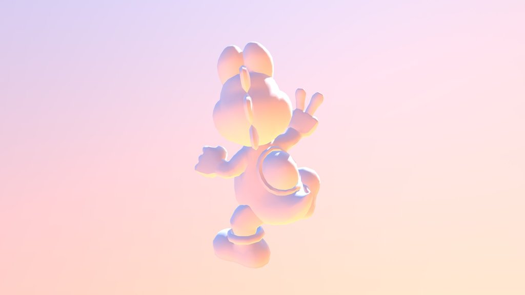 Yoshi de super smash bros melee de amiibo - A 3D model collection by ...