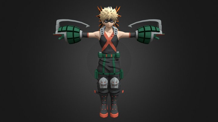 Bakugo 3D models - Sketchfab