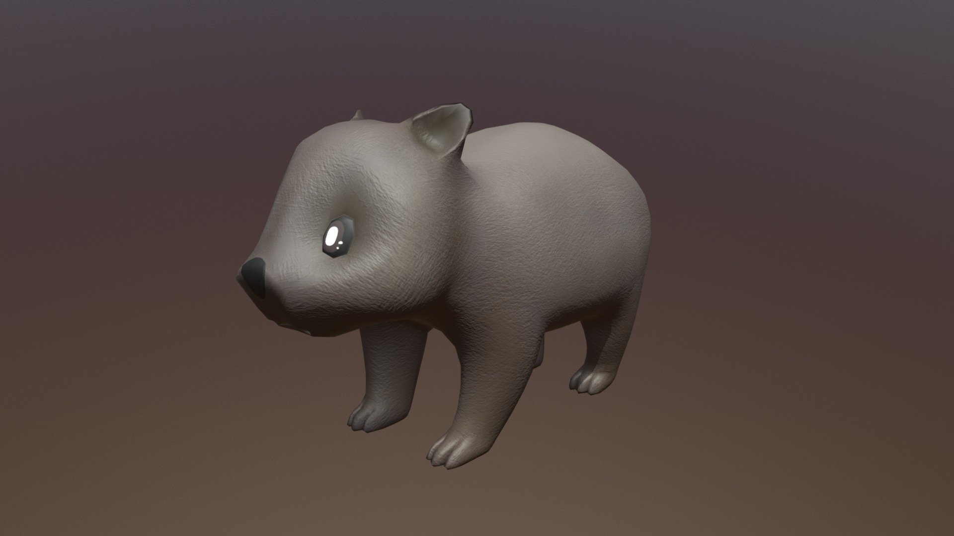 Wombat - 3D model by KarleyHaupt [6e156b3] - Sketchfab