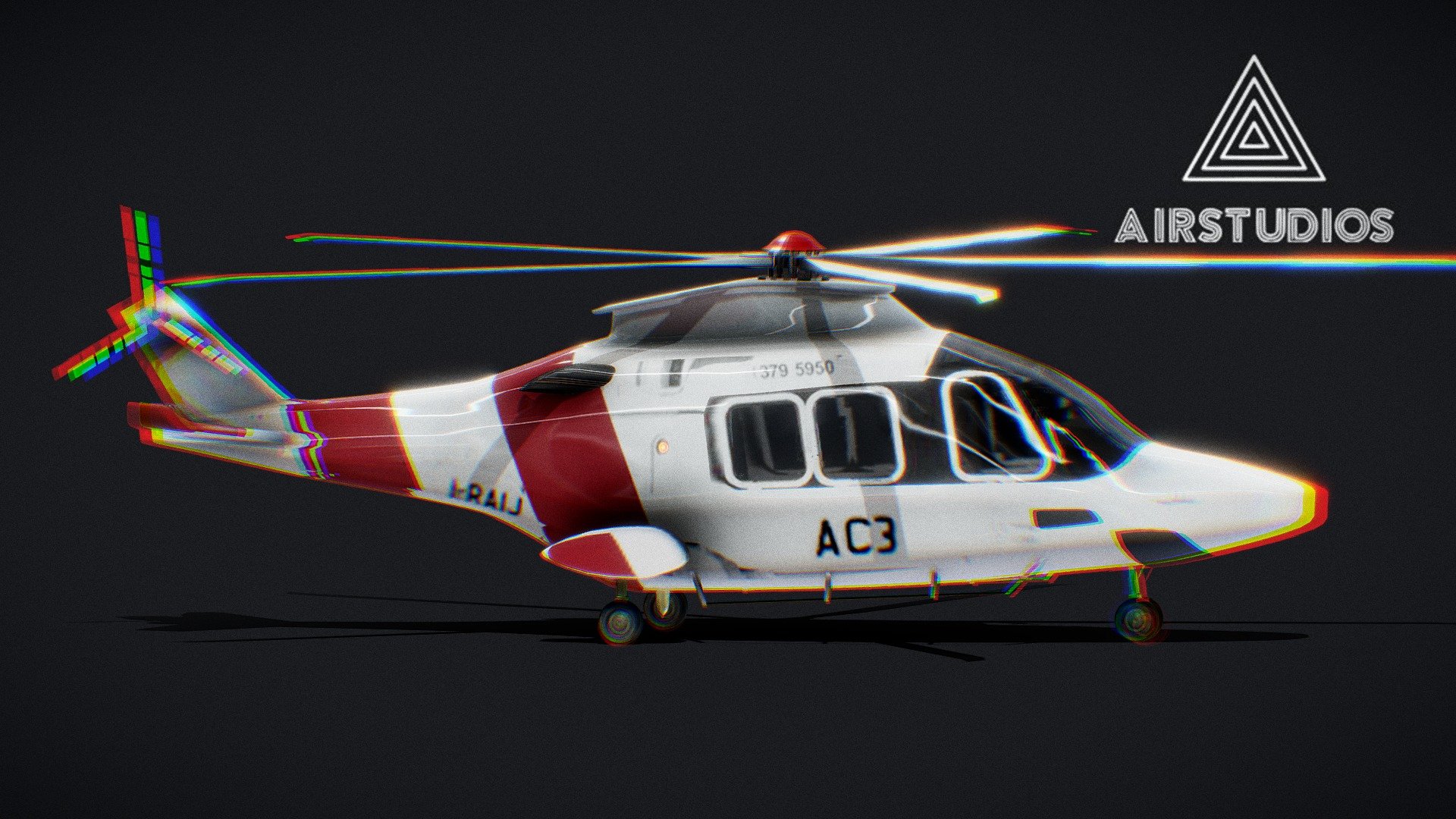 Helicopter - AgustaWestland (Leonardo aw169) - Buy Royalty Free 3D ...
