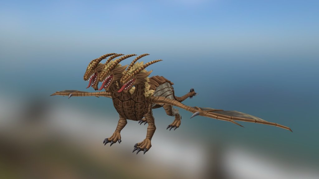 King Dragon - 3D model by MMKH [6e1acc2] - Sketchfab