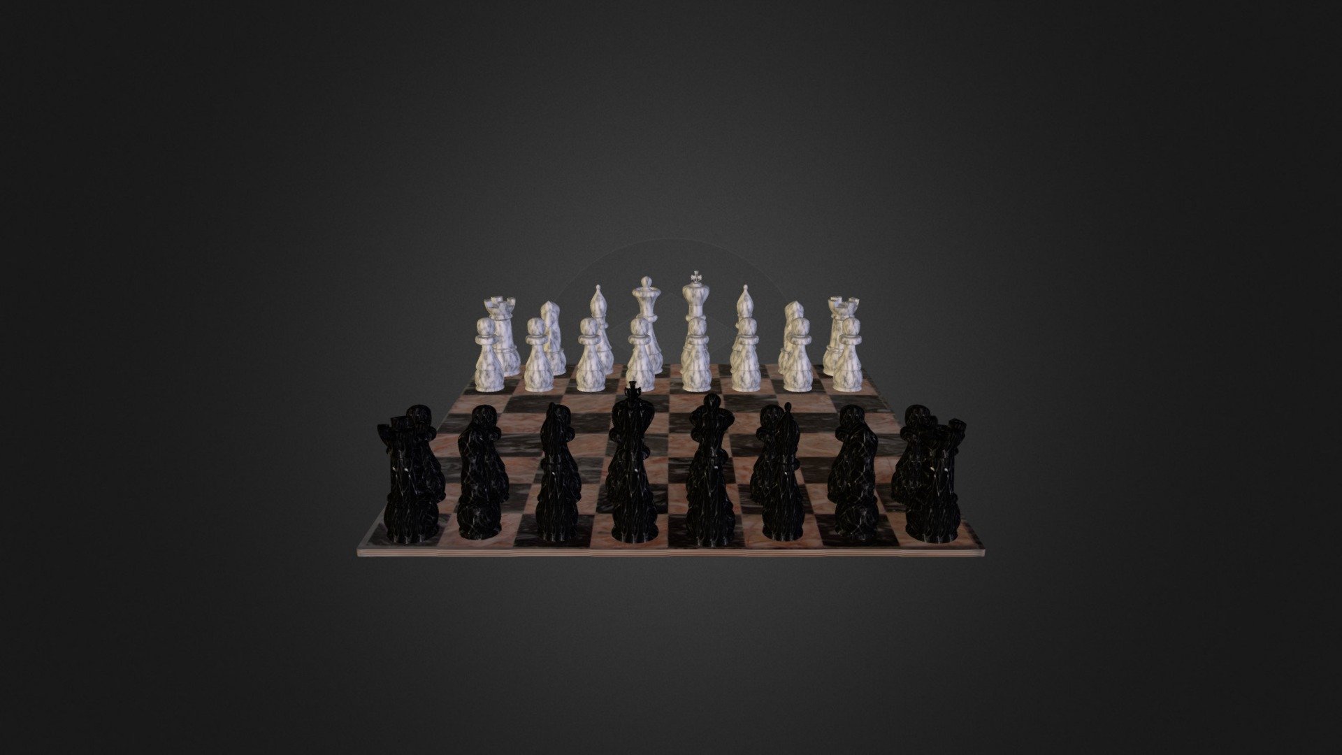Chess Board - 3D model by cloud957 [6e1b78a] - Sketchfab