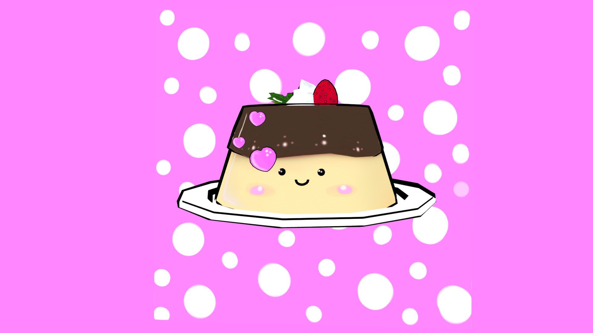Chibbi Kawaii Pudding - Buy Royalty Free 3D model by Natalija.Soto ...