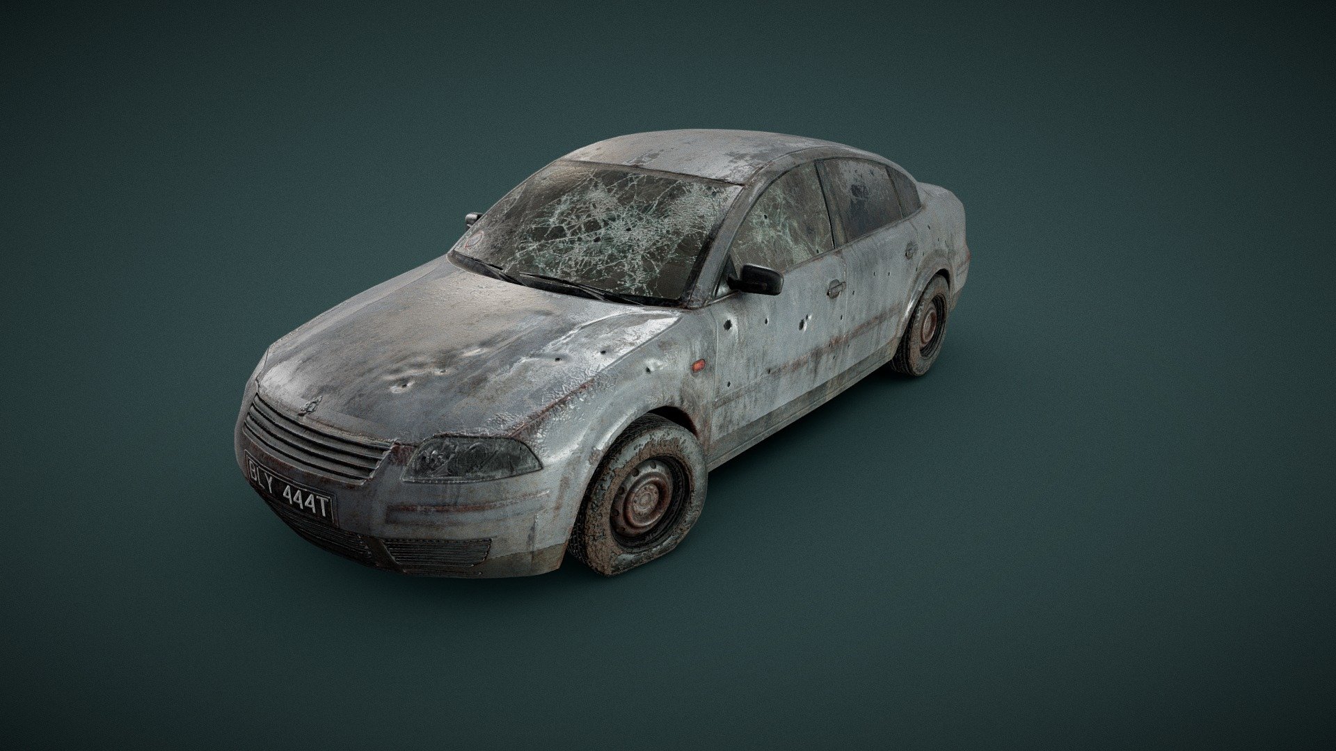Car Wreckage Test - 3D model by Tom_Bentkowski (@TBentkowski) [6e1d618 ...