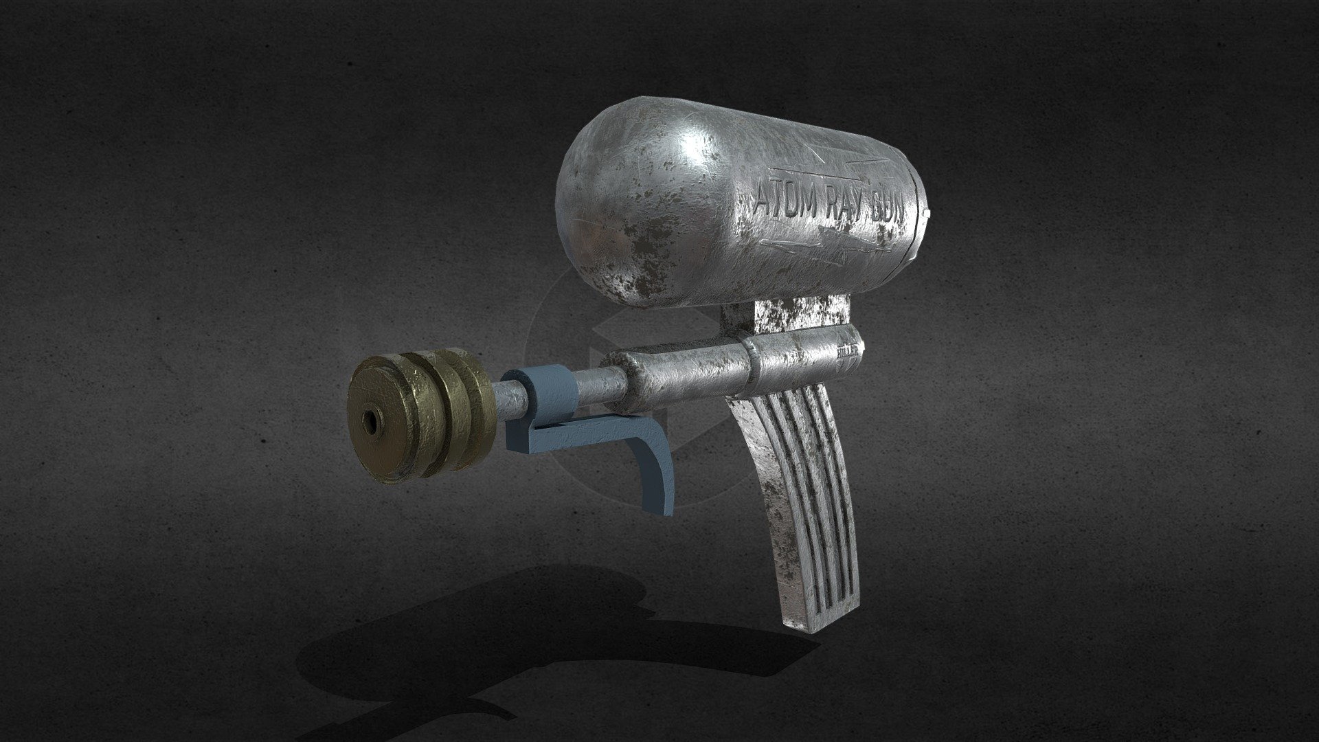 1940s Hiller Silver Atom Ray Water Gun - 3D model by Steven Moore ...
