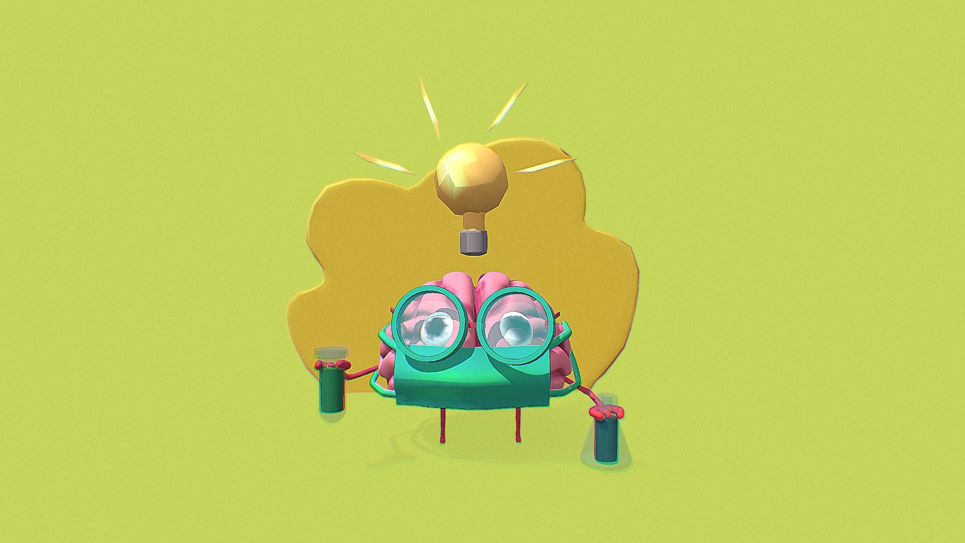 Mr.Brainy (superhero) - Download Free 3D model by Manogna S (@manogna ...