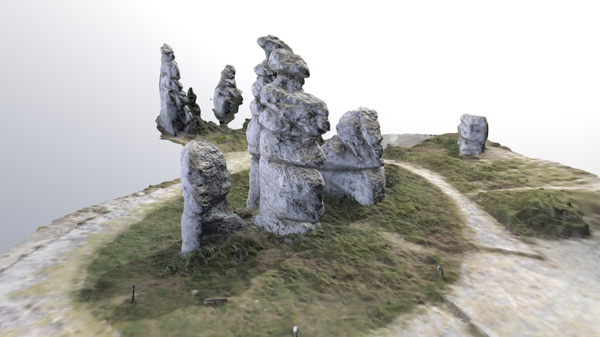 Stone dolls in Kuklica near Kratovo - Download Free 3D model by Ivica ...