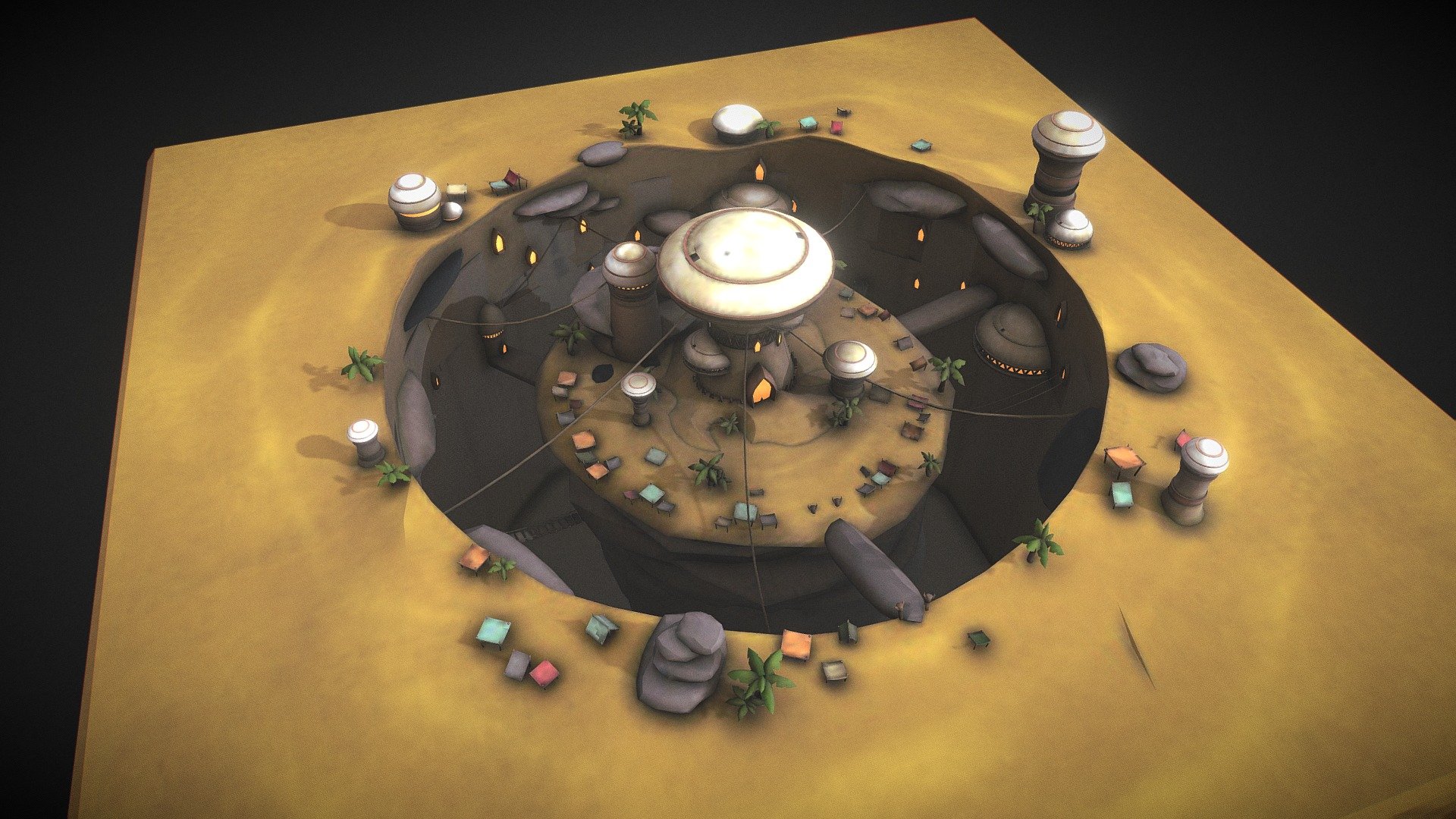 Haadar_Stage_03_COL - 3D model by Max Khodyriev (@forestelf7) [6e24966 ...