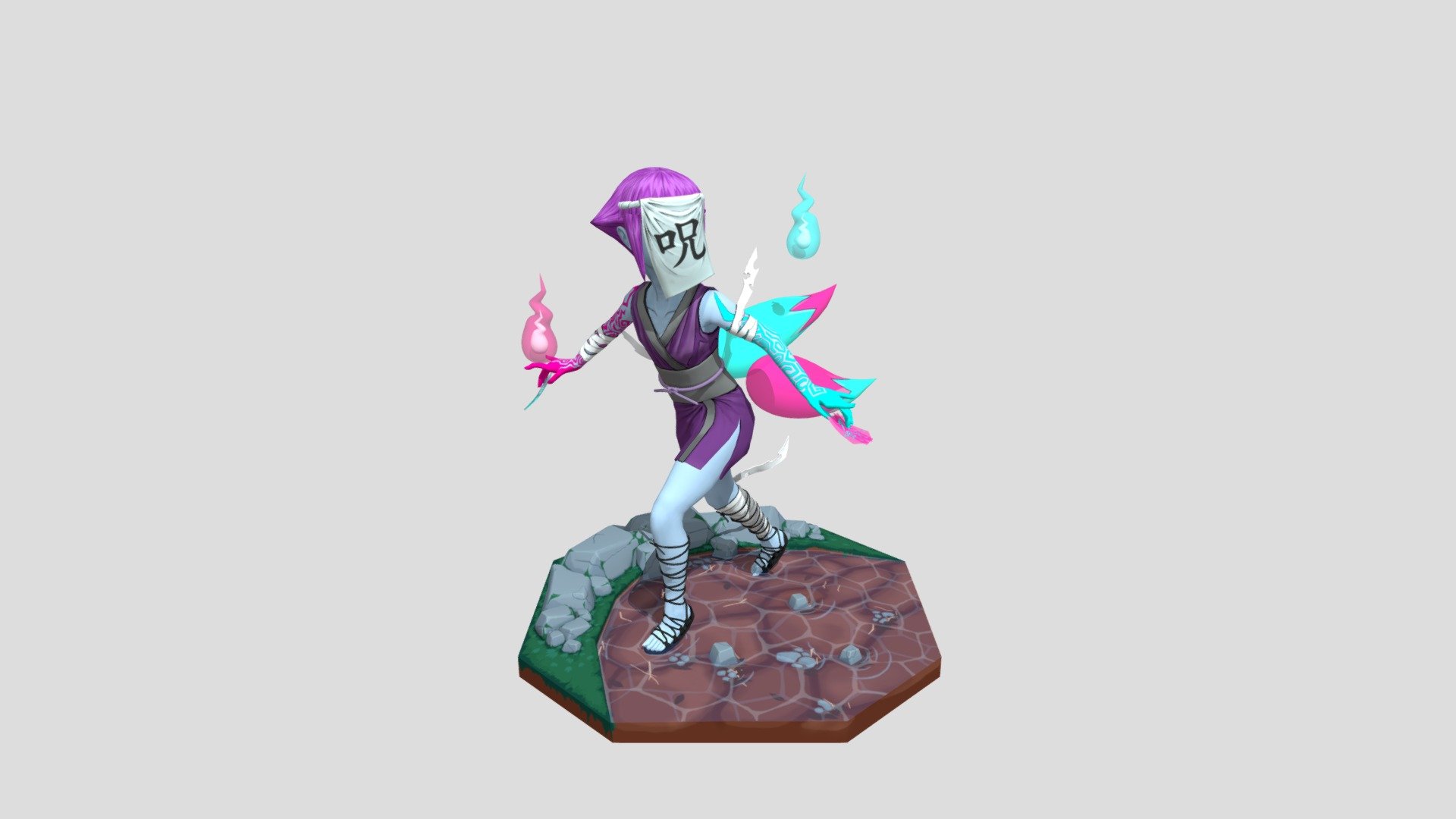 Kon&Gon - 3D model by nyuma.art [6e250ec] - Sketchfab