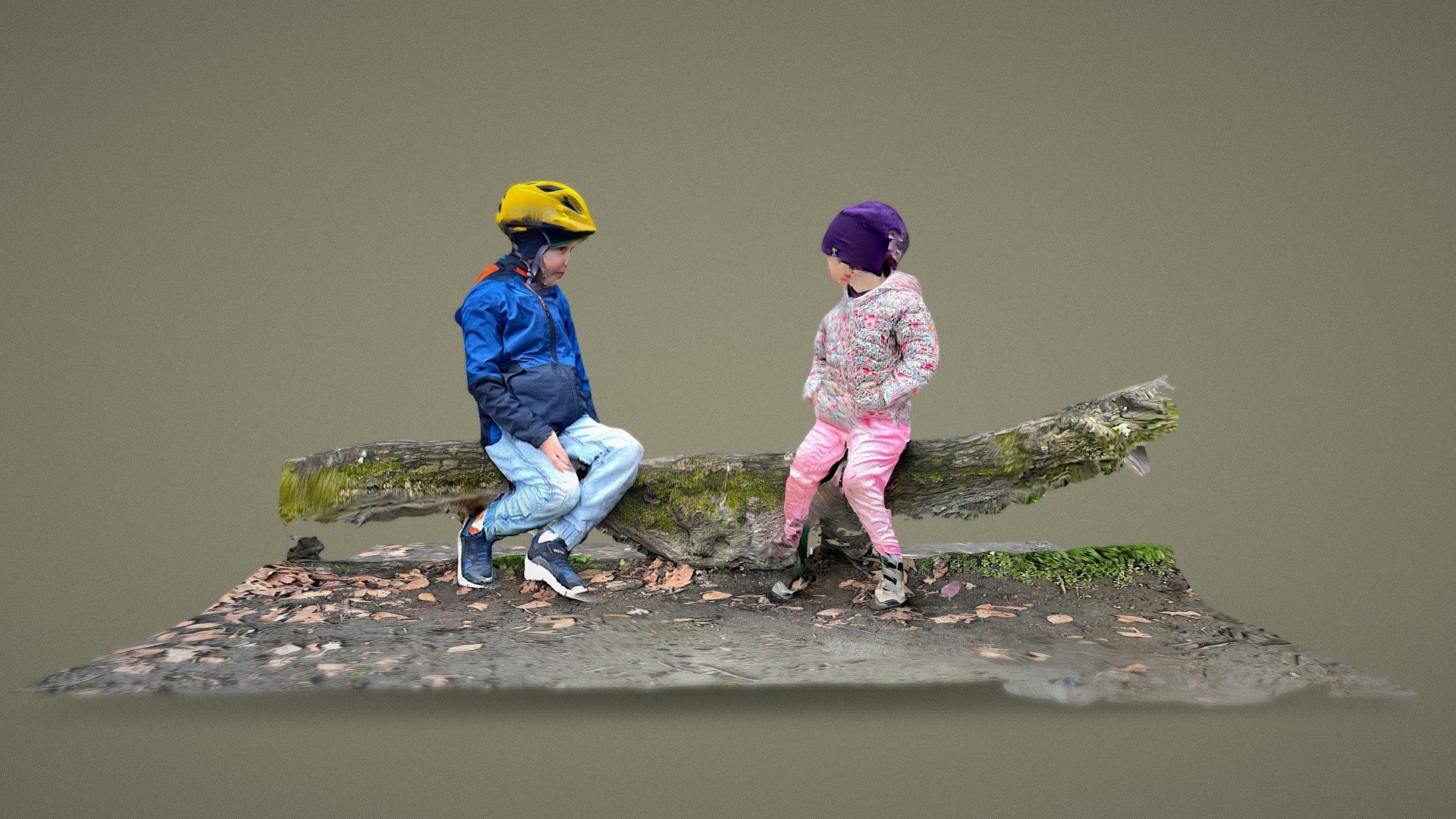 Kids on a tree - iPhone 3d scan - 3D model by Jacek Jaskólski ...