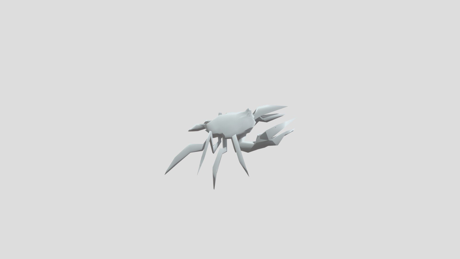 Low Poly Crab 4 - 3D model by anatella [6e2601d] - Sketchfab
