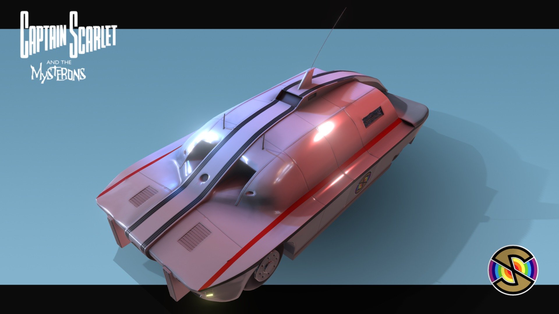 Captain Scarlet's Maximum Security Vehicle - Buy Royalty Free 3D model ...