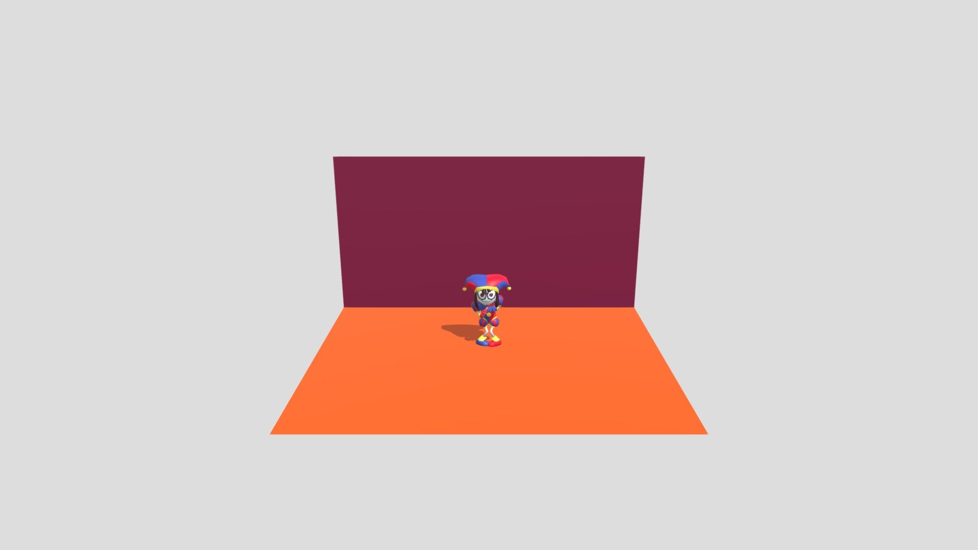 Pomni-low-poly-model - 3D model by butnut [6e28311] - Sketchfab