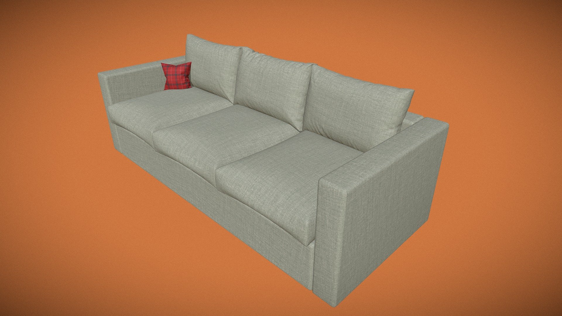 Couch - 3D model by Dani_Martin3101 [6e2850e] - Sketchfab