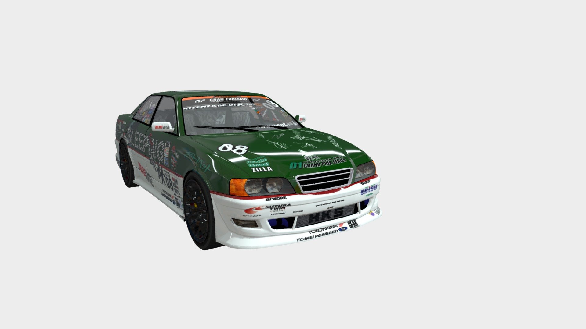 Toyota Chaser Tourer V - Download Free 3D model by Jean Wally's ...