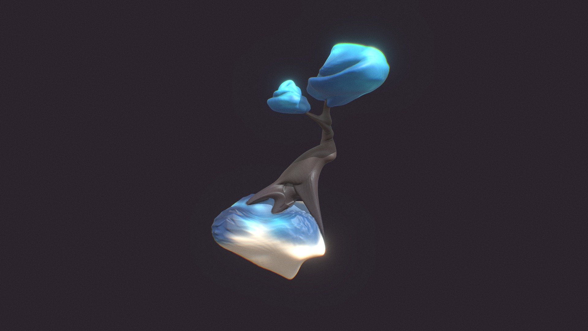 Tree blue nomad mobile sculpt - Download Free 3D model by Yutami ...