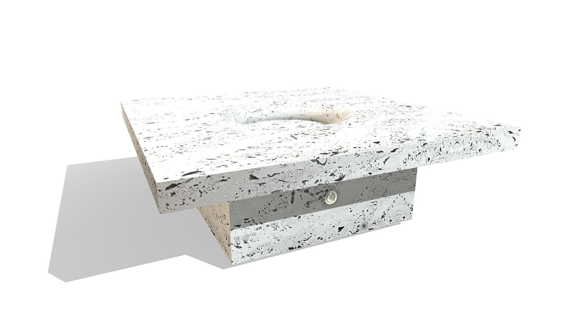 Modofire Balboa Square Fire Table - Concrete - 3D model by kirkfowler ...