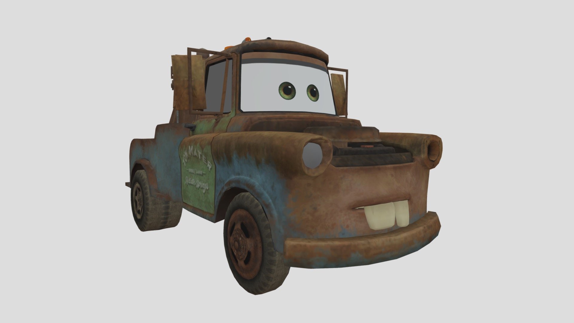 Cars 3 Driven To Win - Tow Mater - Download Free 3D model by SMF ...