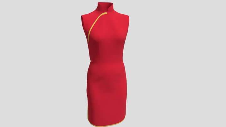 Cheongsam 3D models - Sketchfab