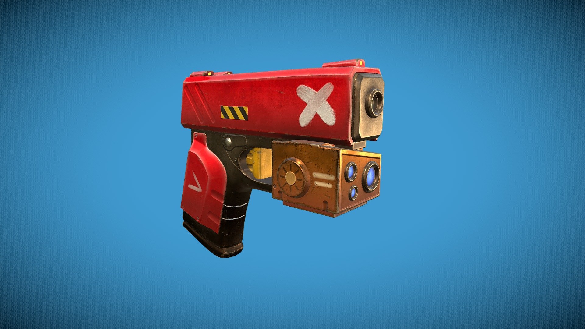 Soul Pistol - 3D model by sleepyvampi [6e2c12c] - Sketchfab