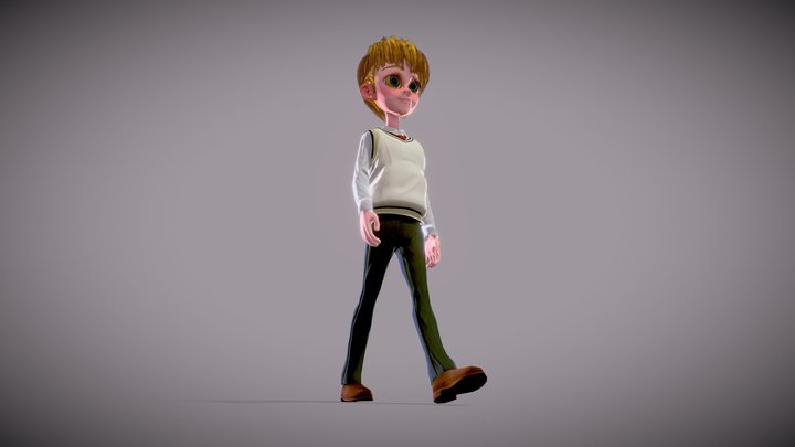 Schoolboy 3D models - Sketchfab