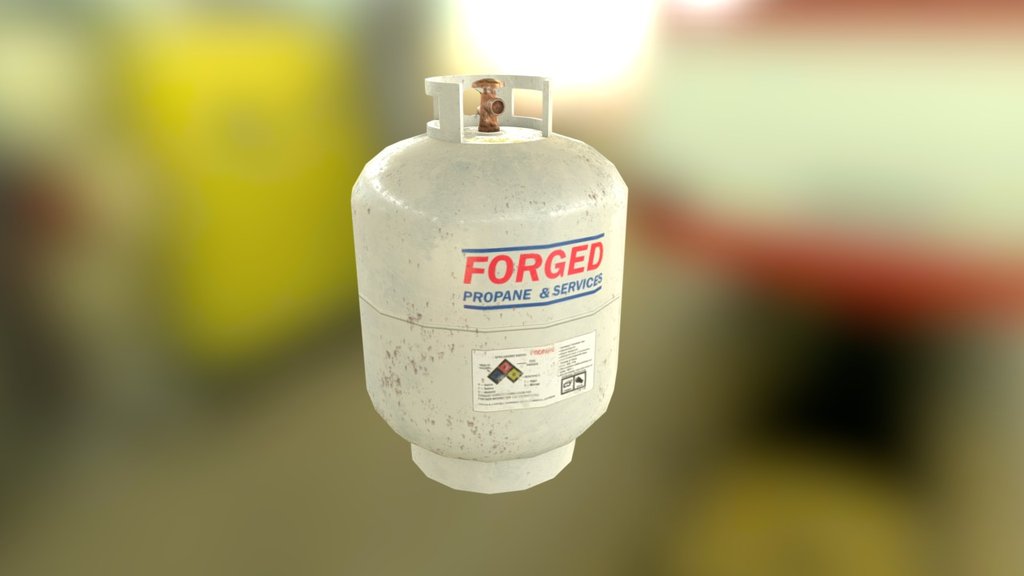 Propane Tank - 3D model by richardpatrick [6e2d88f] - Sketchfab