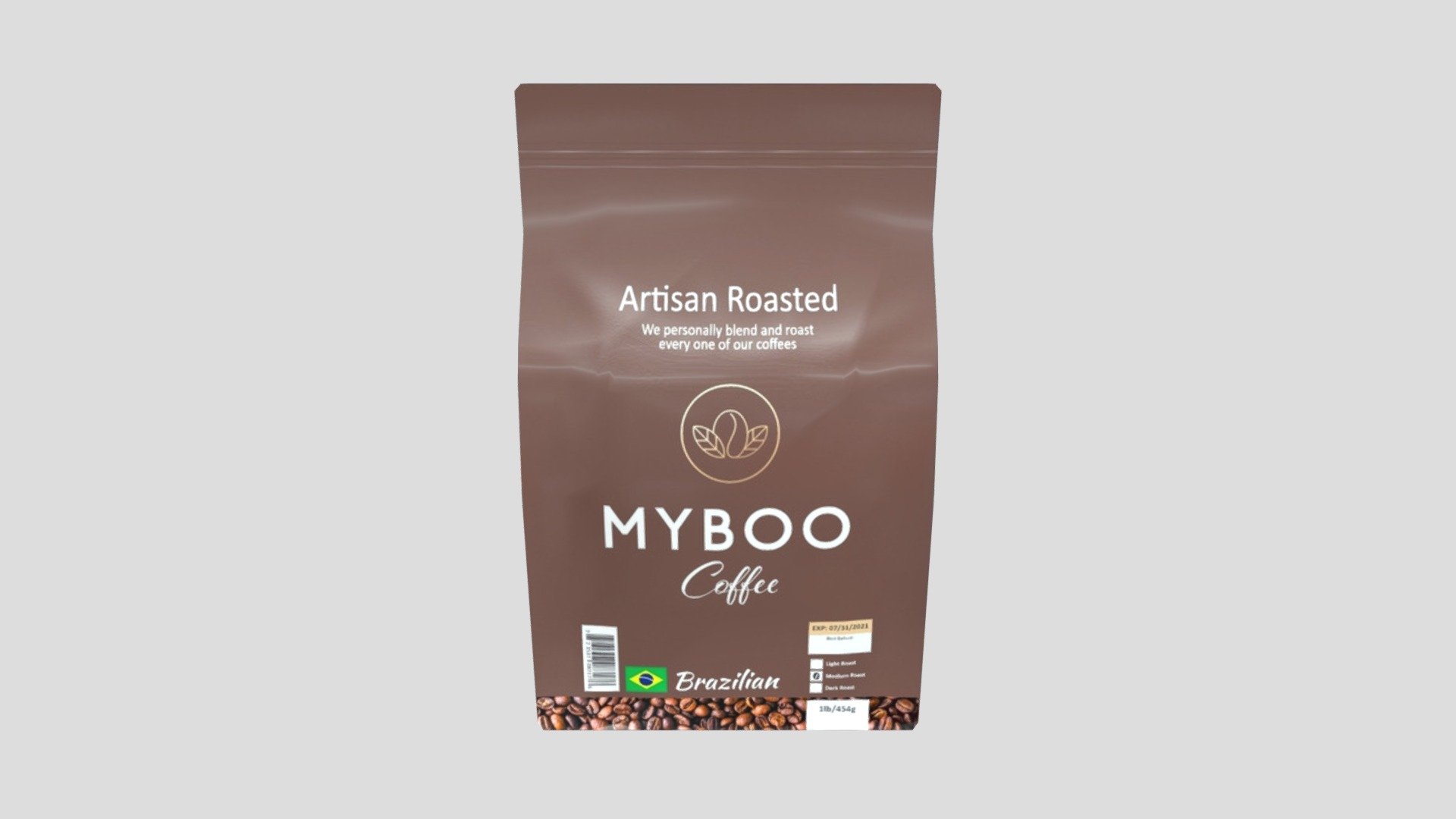 coffee_packaging - 3D model by widyaoktarys [6e2d9f7] - Sketchfab