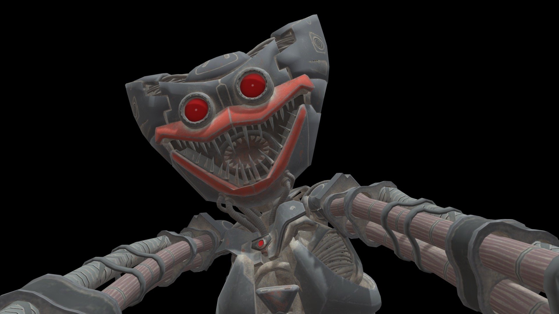 Project Playtime: Robot Huggy - Download Free 3D model by Unknown (@Unkown_) [6e2e26f] - Sketchfab