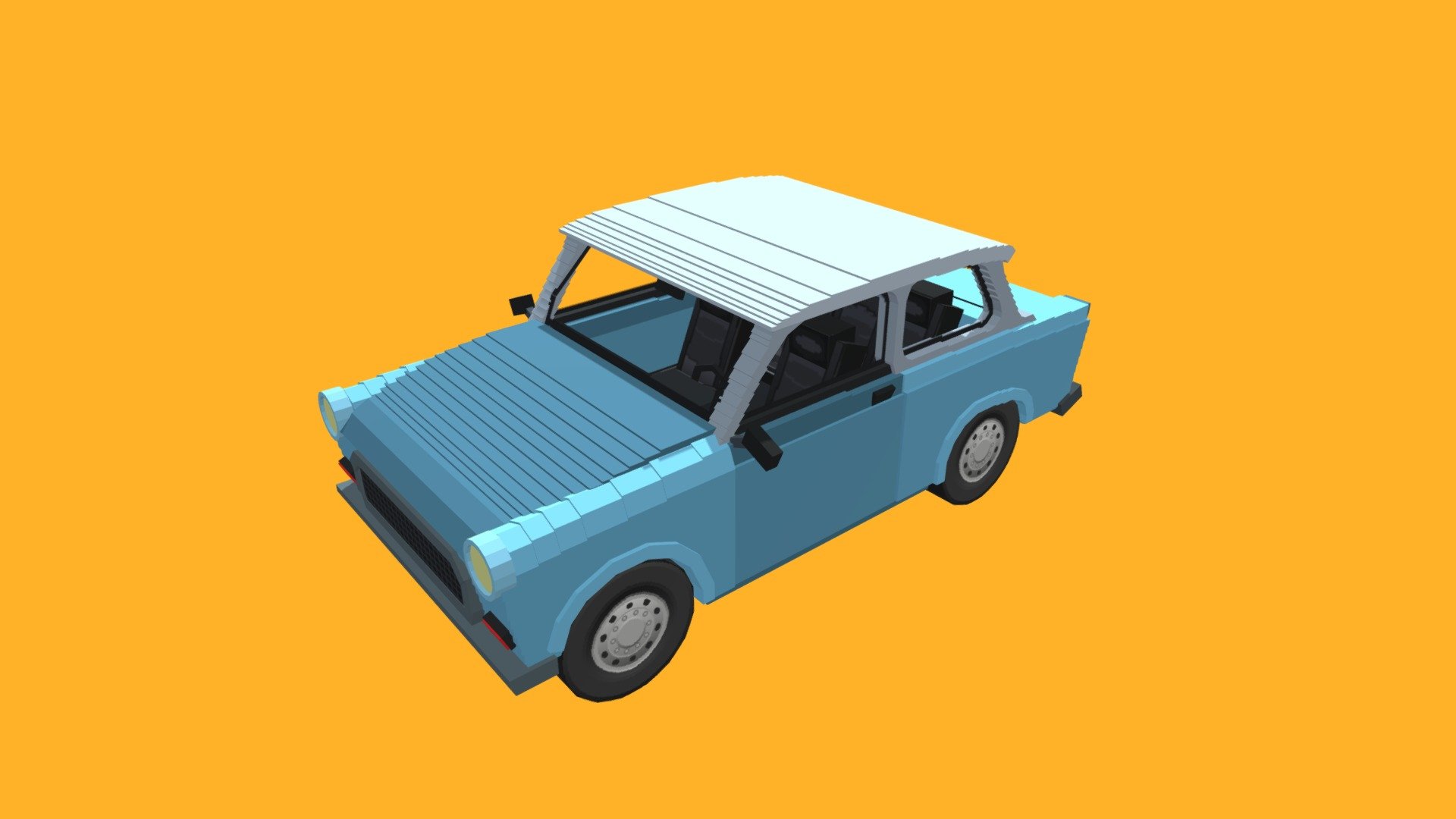 PixelMine | Trabant 601 - 3D model by PixelMine [6e2e46c] - Sketchfab