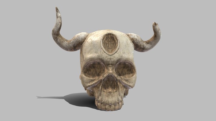 Demon-skull 3D models - Sketchfab
