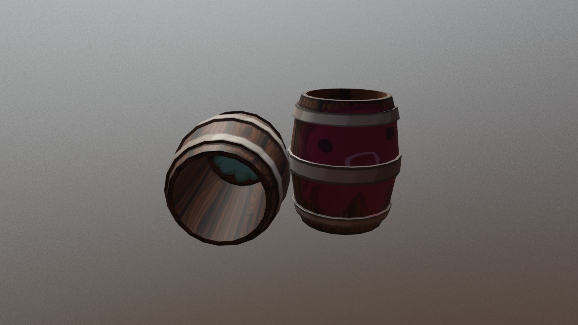 Open And Closed Printed Barrels - 3D model by FWkirstenmcdowell ...