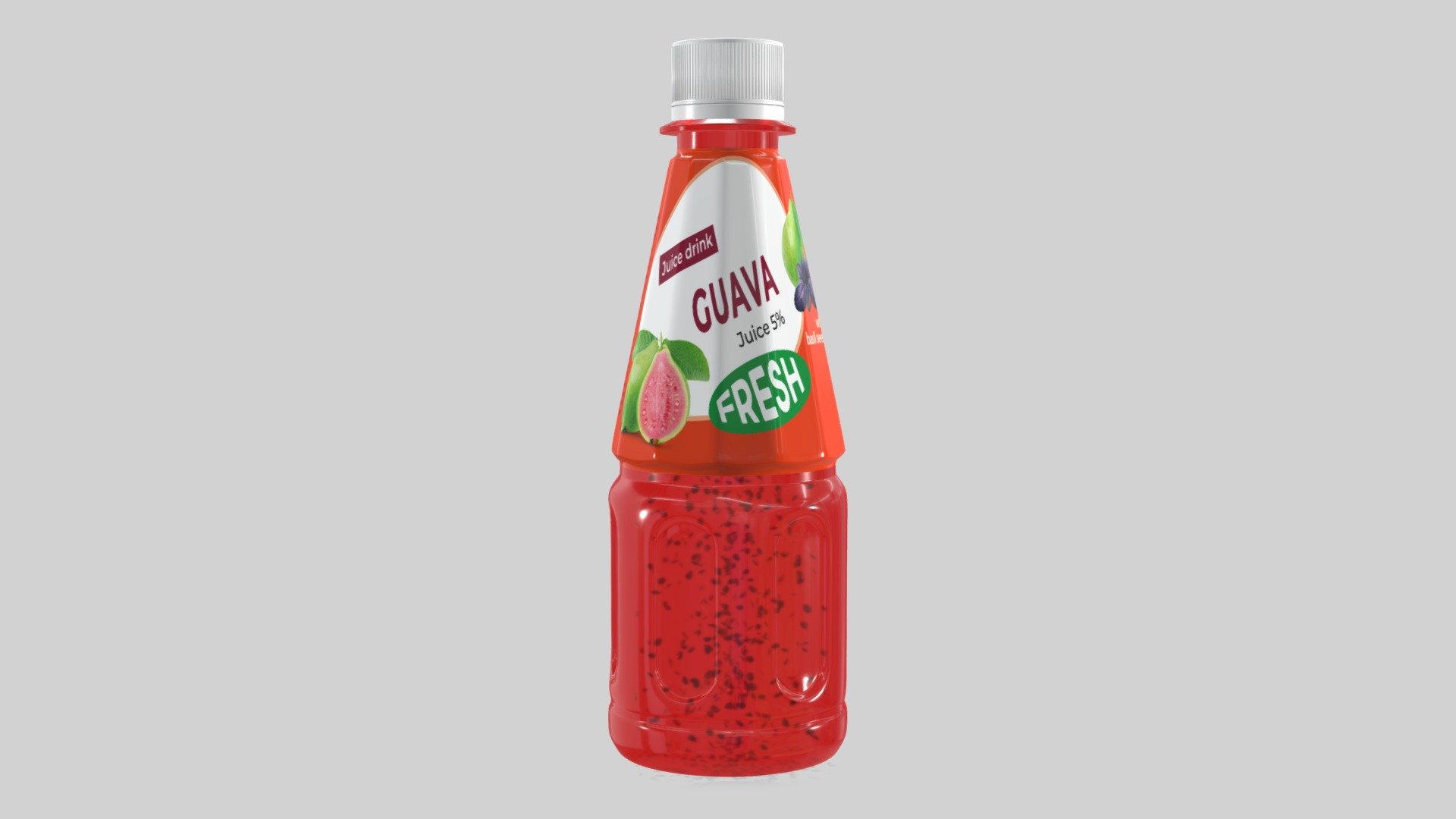 Bottle.007 - Guava - 3D model by BRANDIZIACRF [6e32e63] - Sketchfab