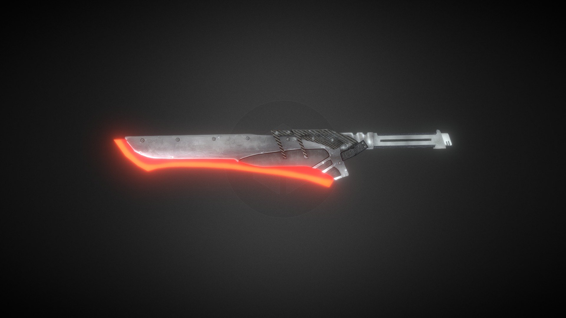 Futuristic Sword - 3D model by StarGames studio (@StarGamesstudio ...