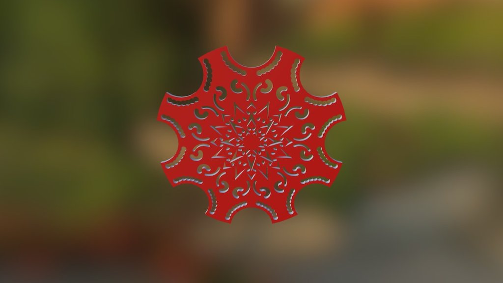 mandala - 3D model by GALEYAL [6e34952] - Sketchfab