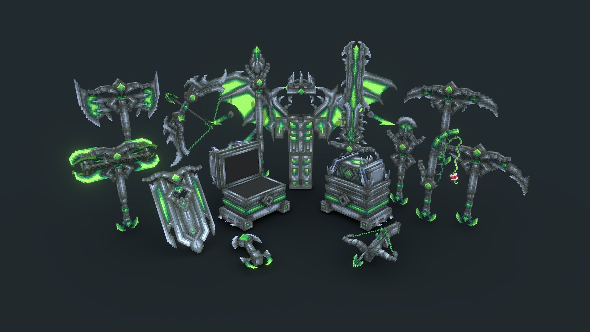 Decease Set - 3D model by Polygony (@polygonymc) [6e36025] - Sketchfab