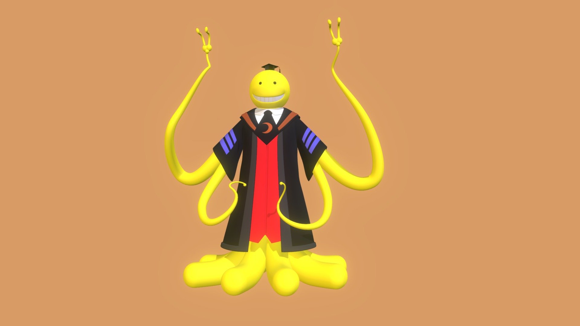Octopus sensei - 3D model by pollyfak6 [6e36f5d] - Sketchfab