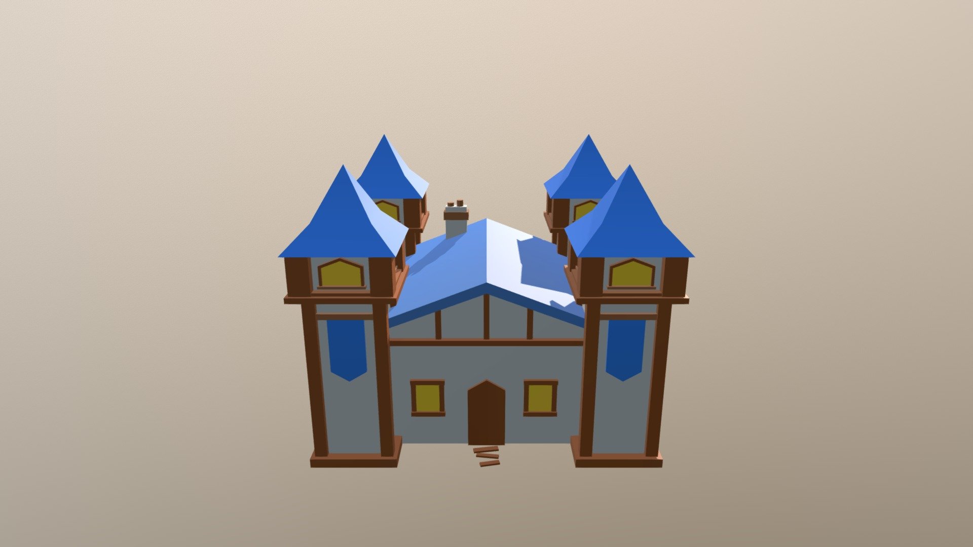 Barracks - 3D model by RobertFont [6e37fad] - Sketchfab