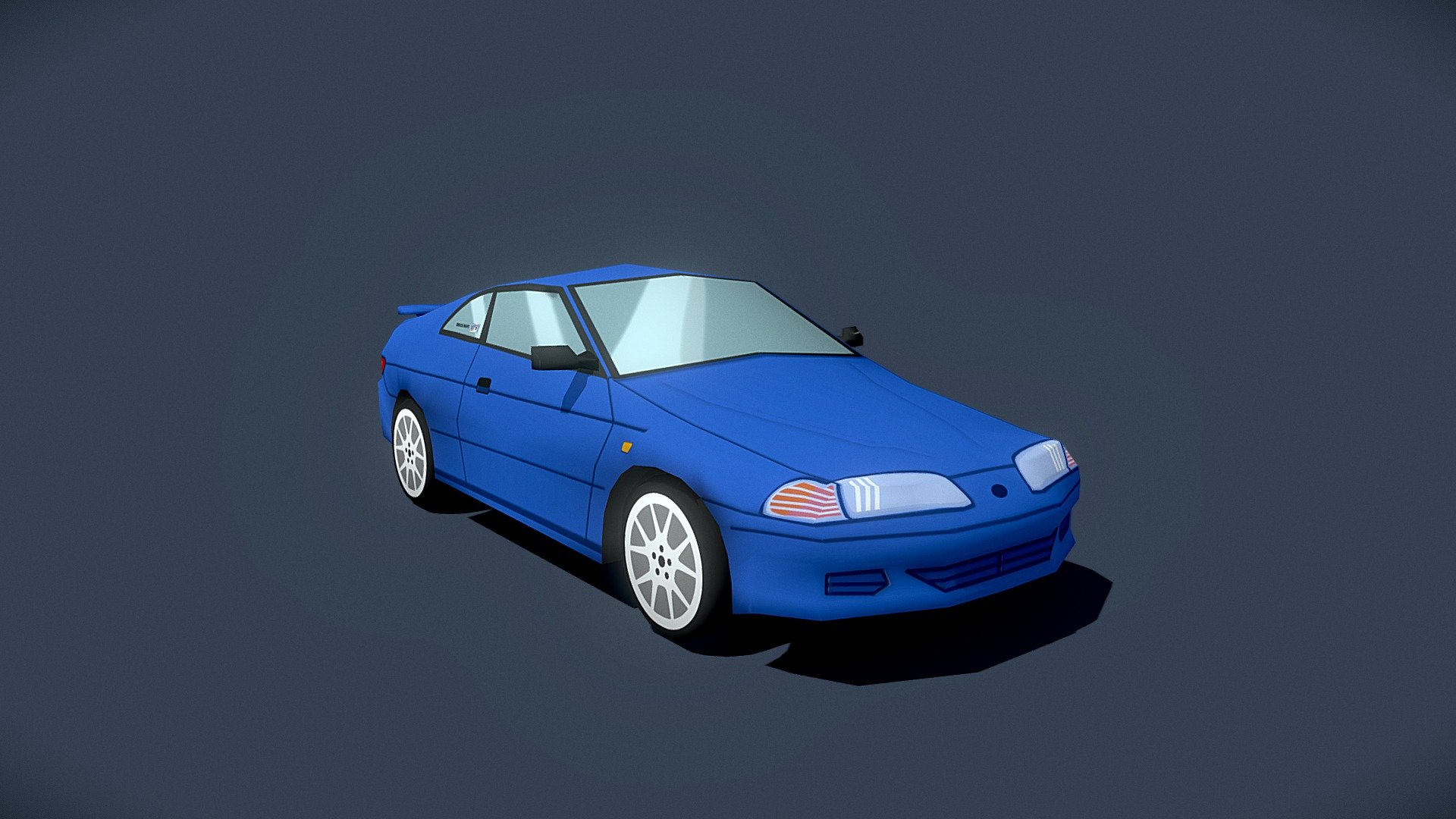Toyota Paseo - low poly car model - 3D model by Jahnny [6e38a1e ...