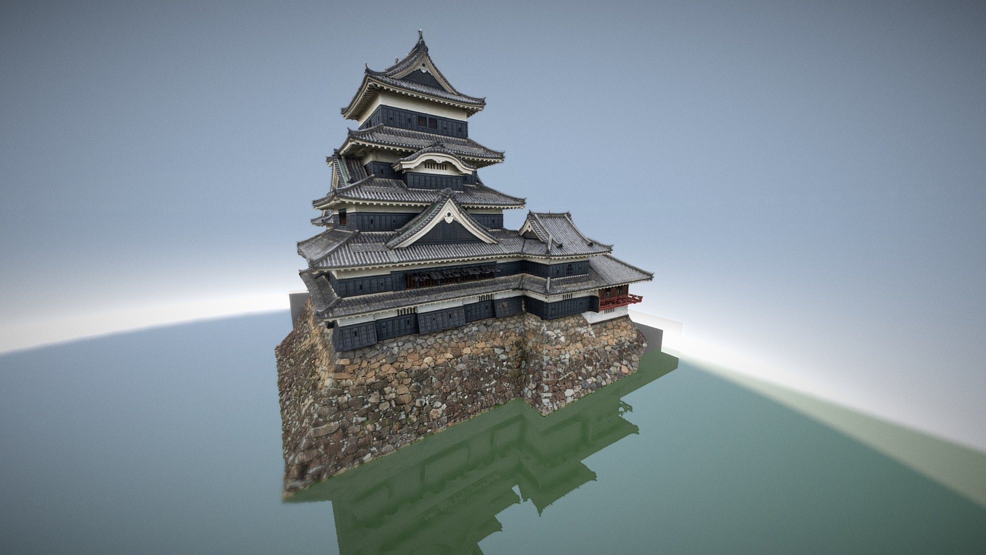 "Matsumoto Castle" photogrammetry model - 3D model by Hiroki Sakamoto ...
