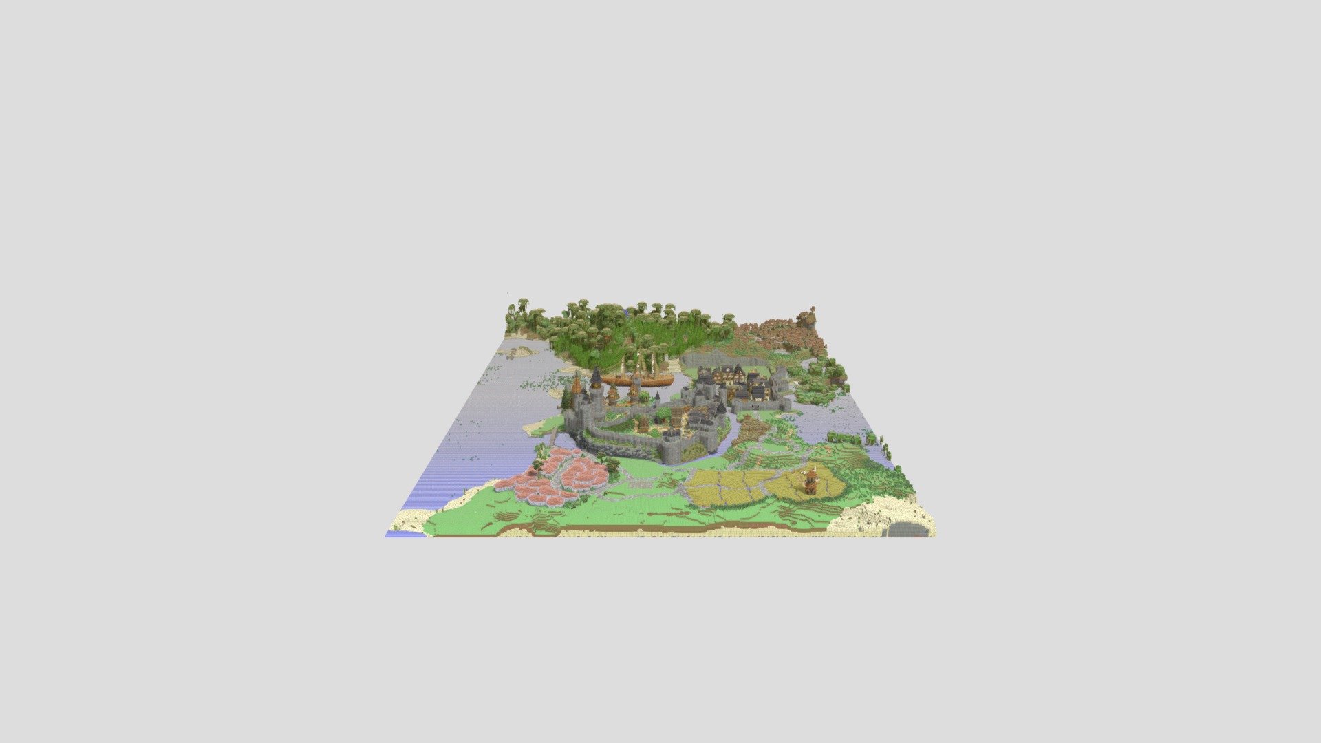 Medieval World - 3D model by kilyan.tual [6e3a911] - Sketchfab