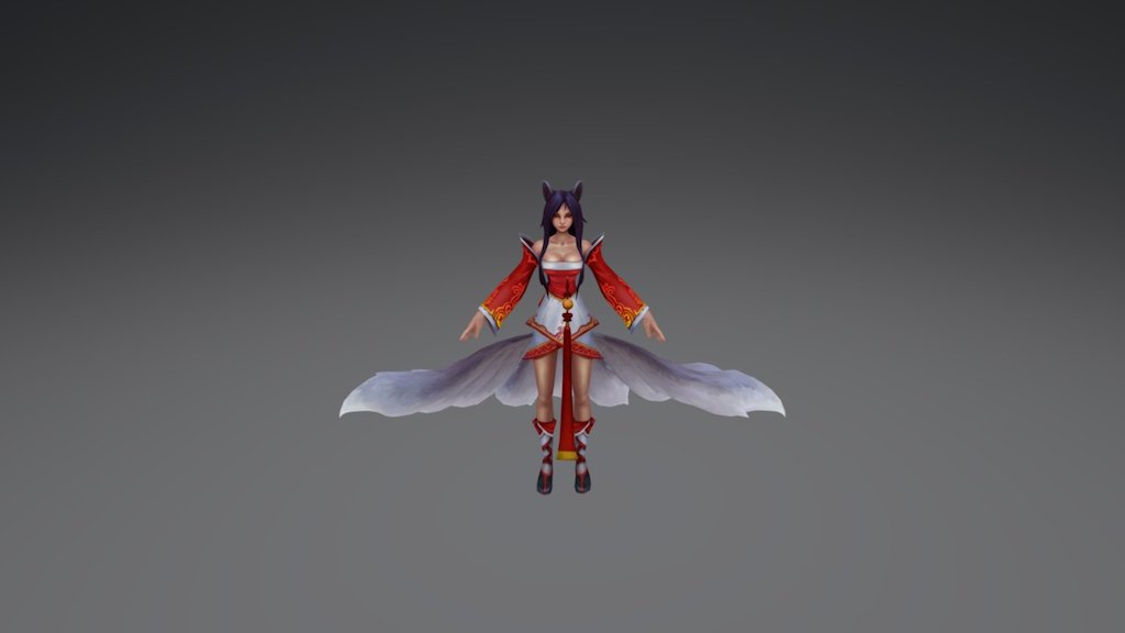 Ahri - 3D model by missvisaloser [6e3c9e2] - Sketchfab